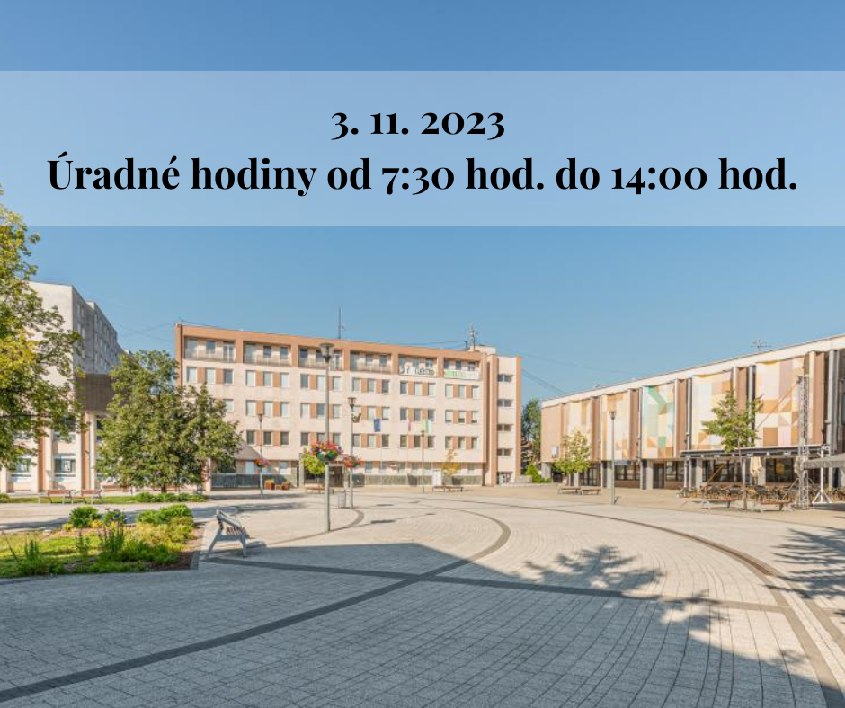 OZNAM PRE OBYVATEĽOV MESTA SNINA - Oficiálna stránka mesta Snina