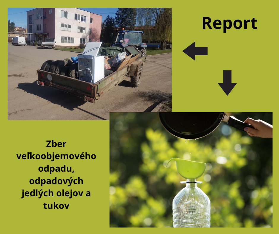 Zber odpadov v meste - report - Oficiálna stránka mesta Snina